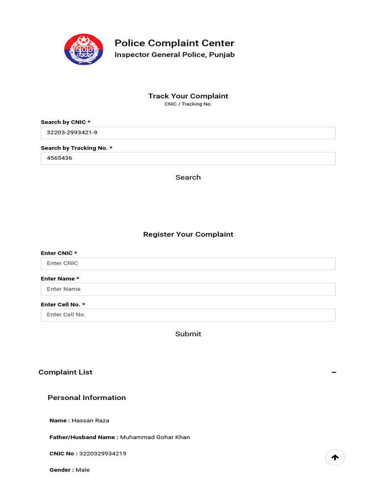 Police Complaint Tracking Guide | PDF