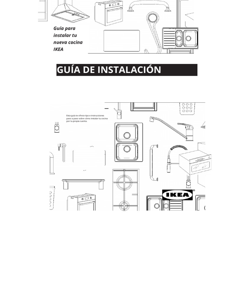 Instalación de Cocina IKEA: Guía Paso a Paso | PDF | Lavavajillas ...