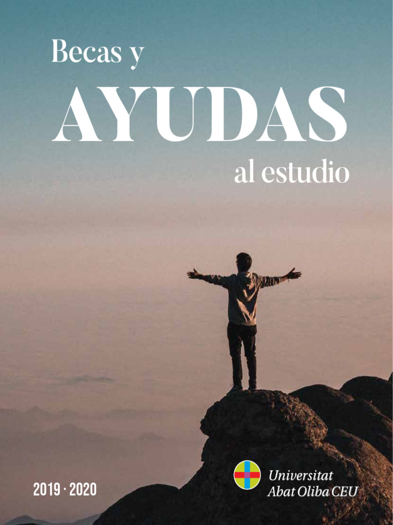 Becas y Ayudas Al Estudio 2019 - 20 ES | PDF | Educación más alta ...