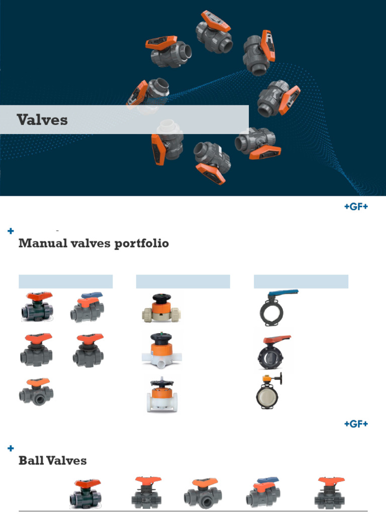 Georg Fischer Valves and Actuators | PDF | Valve | Tap (Valve)