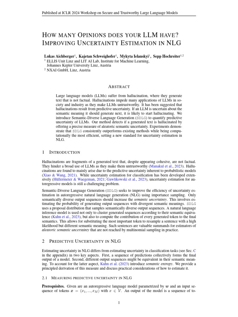 How Many Opinions Does Your LLM Have? Improving Uncertainty Estimation ...