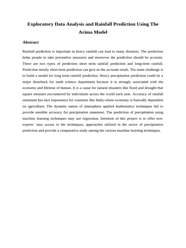 A14. Rain Fall Detection | PDF