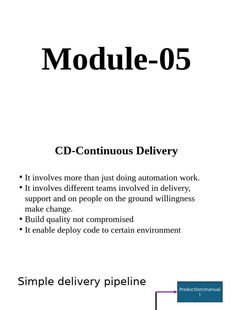Module-05 Anatomy CICD | PDF | Software Bug | Software Quality