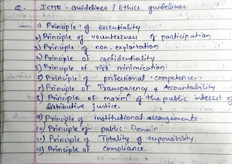 Icmr Guidelines | PDF