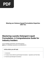 Washing Powder Formulation | PDF | Surfactant | Chemical Compounds