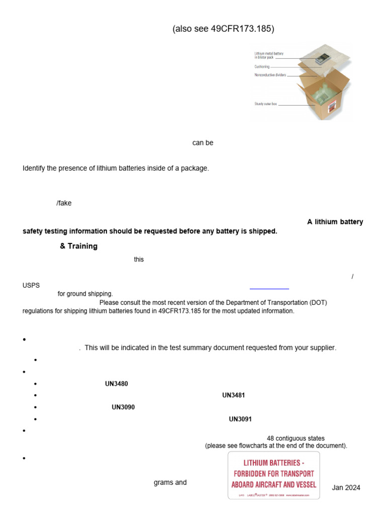 Shipping-Lithium-Batteries-via-FedEx-Ground-course Sample | PDF ...