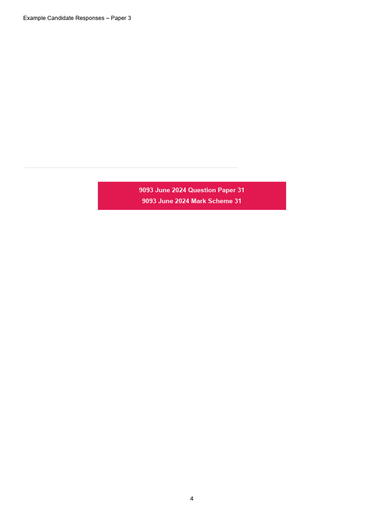 9093 Example Candidate Responses Paper 3 (For Examinations From 2024 ...