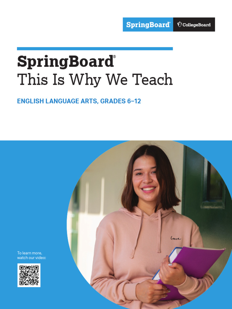 Springboard Ela Overview Brochure | PDF | English Studies | Reading Comprehension