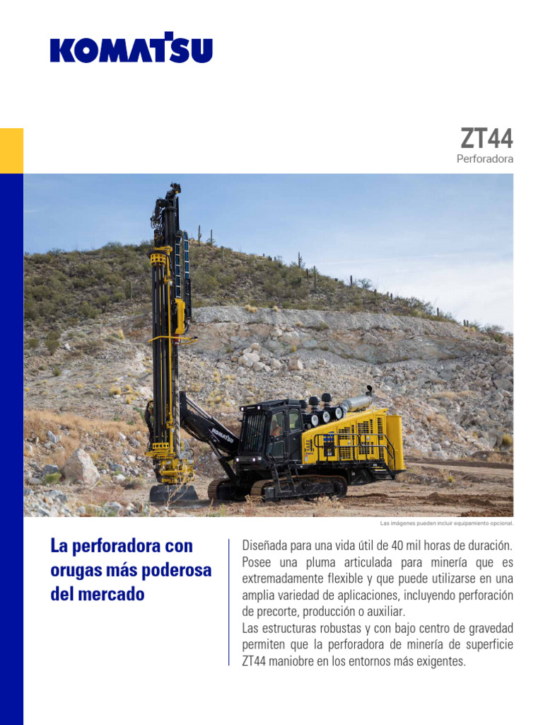 Perforadora ZT44: Potencia y Versatilidad | PDF