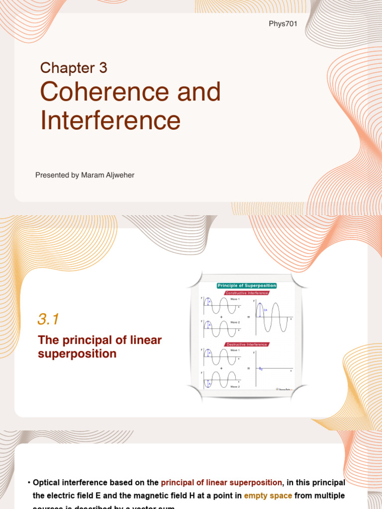 Ch3-phys701-Maram | PDF | Interferometry | Coherence (Physics)