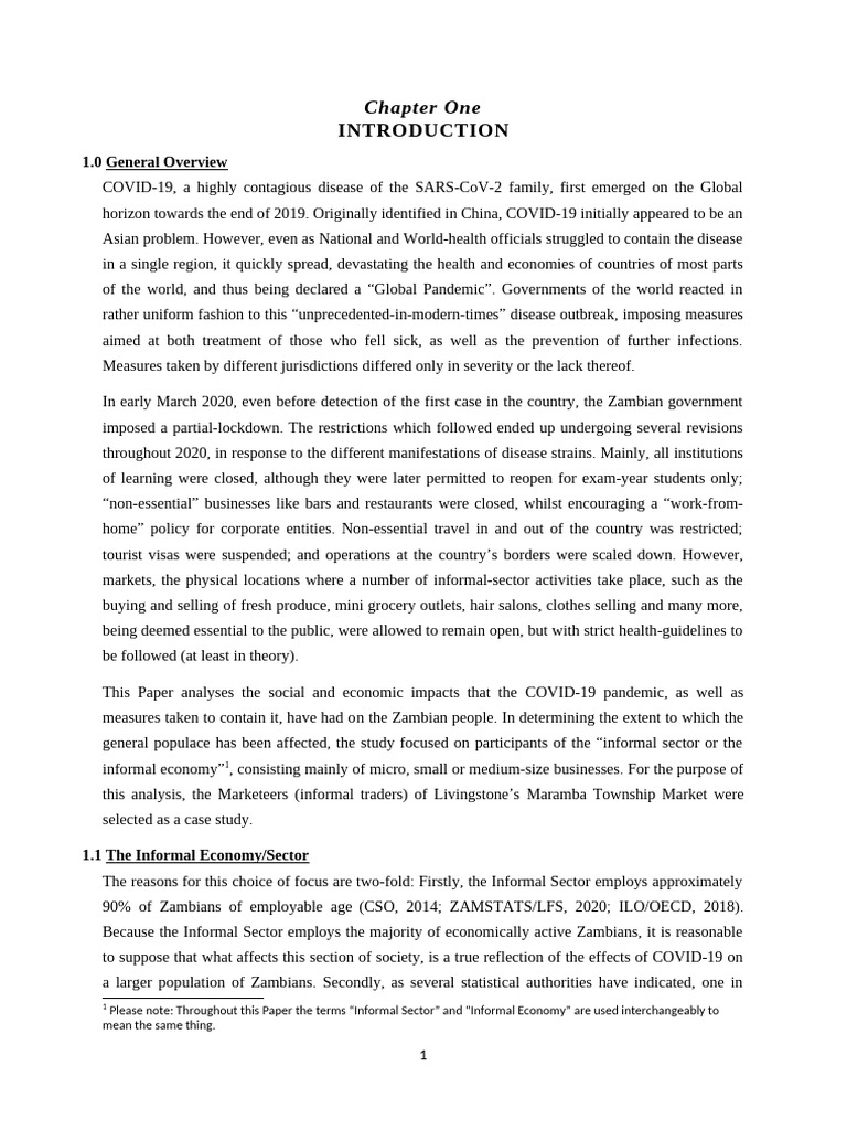 Elkanah's Dissertation - Final Final Revision | PDF | Recession | Poverty