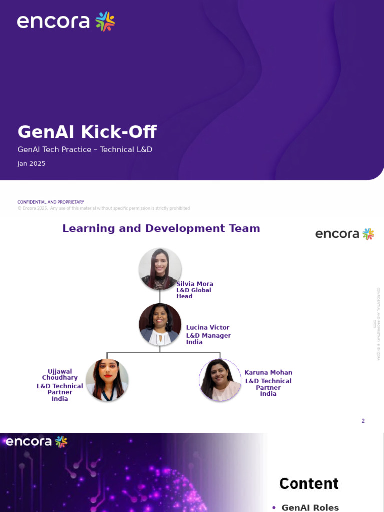 GenAI Learning Path V4 2025 Kick-Off | PDF | Artificial Intelligence ...