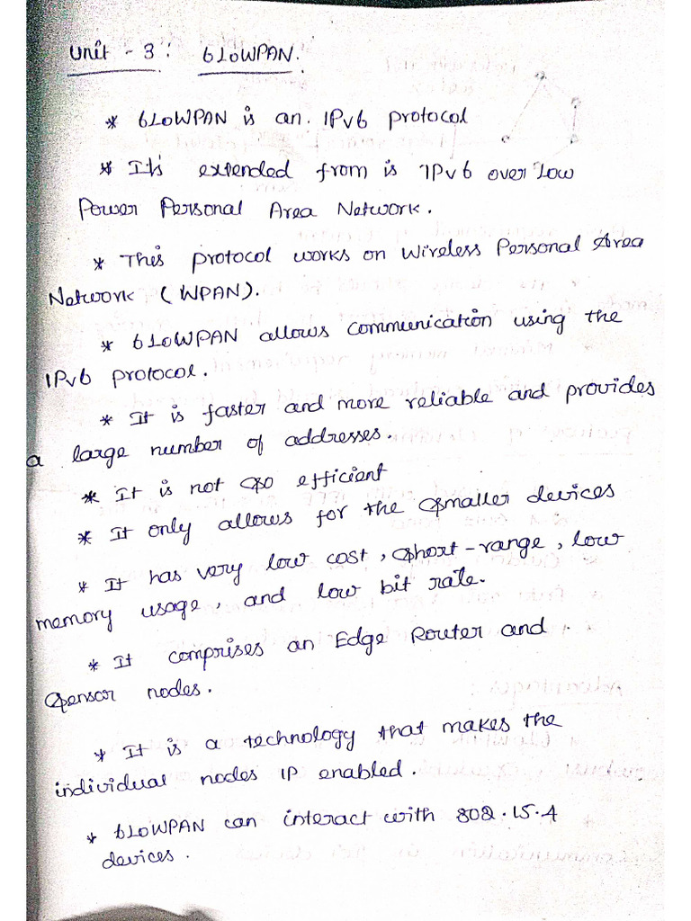 CP4251 Internet of Things Unit 3 | PDF