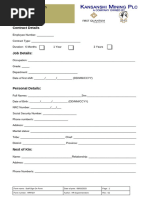 Salary Advance Request Form Template | PDF