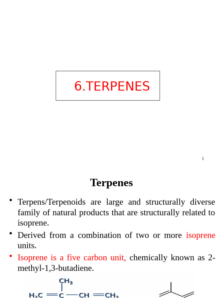 c6 Terpenes | PDF