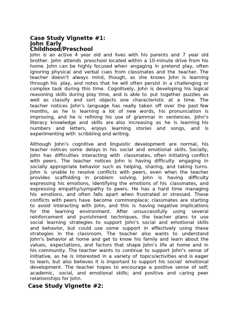 Application Paper Vignettes EDF 3214-1 | PDF | Learning | Teachers