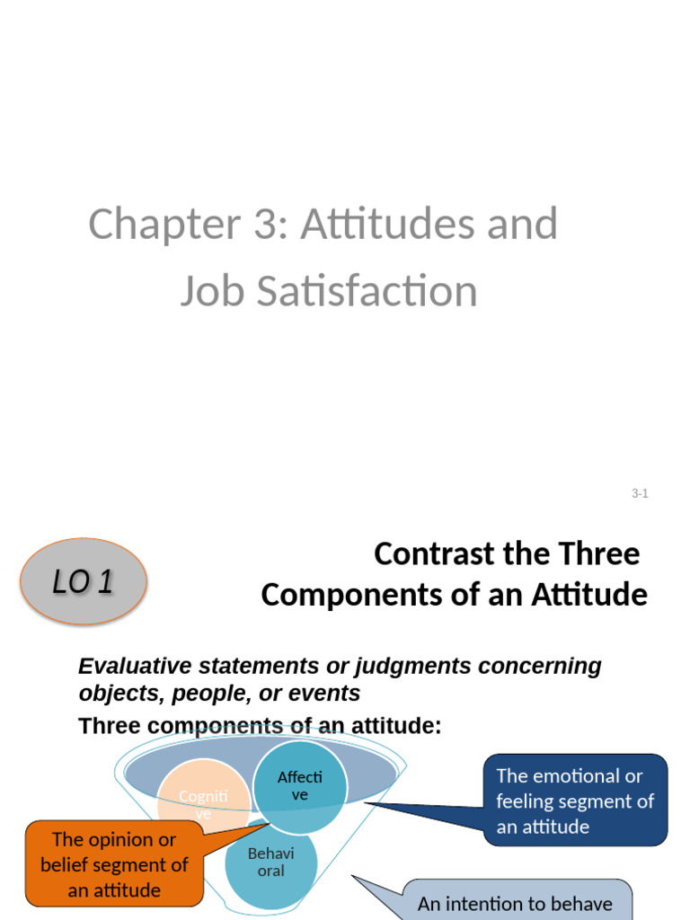 chapt 3&4 | PDF | Attitude (Psychology) | Emotions