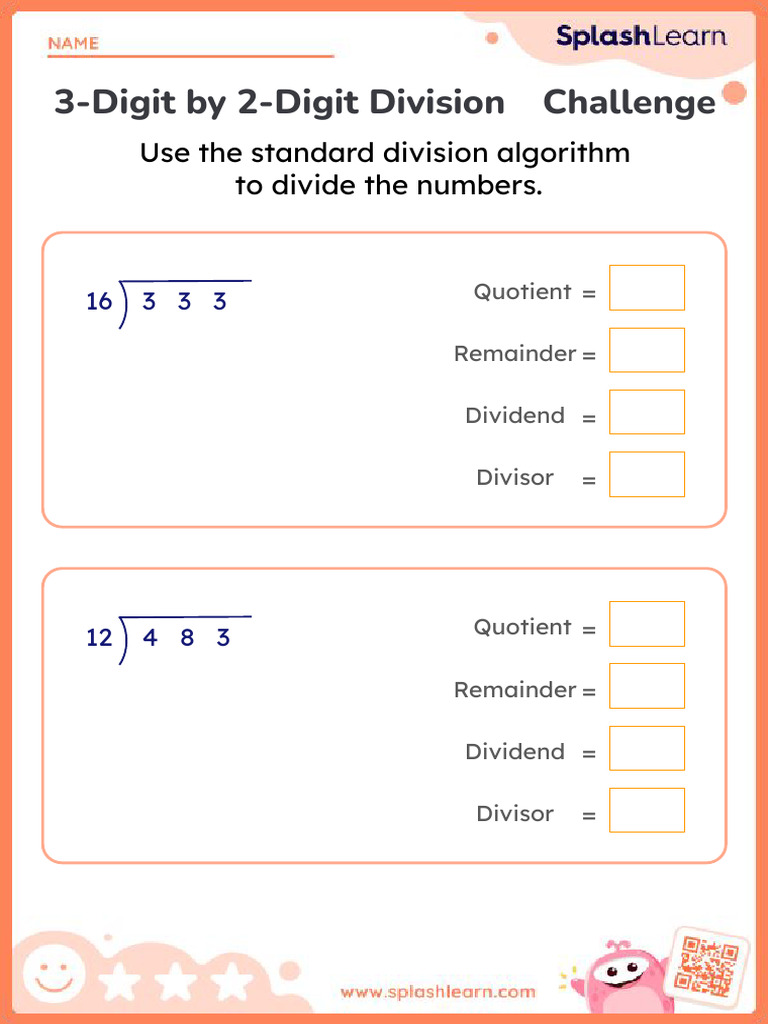 3-Digit by 2-Digit Division Guide | PDF