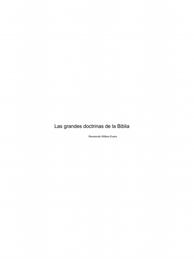 Doctrinas de La Bilbia | PDF | Ateísmo | Dios