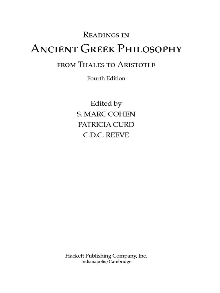 Empedocles | PDF | Ancient Greek Philosophy