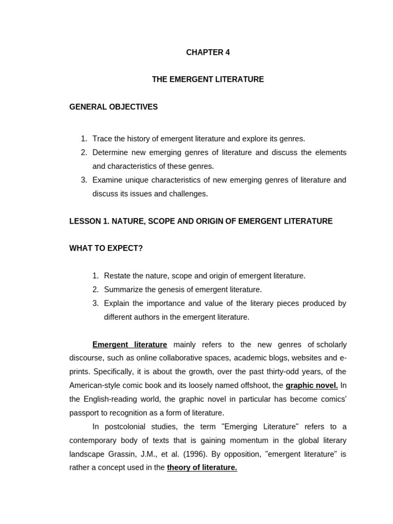 Chapter 4 Lessons 1 3 | PDF | Creative Nonfiction | Manga