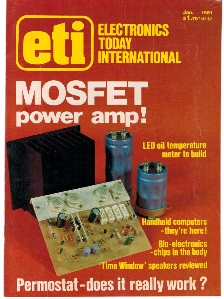 150W MOSFET Power Amp Modue Part 1 | PDF