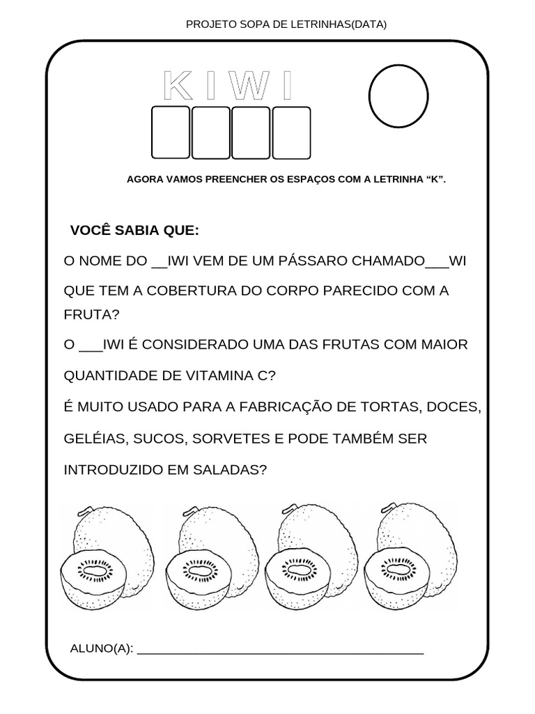 Atividade Kiwi | PDF