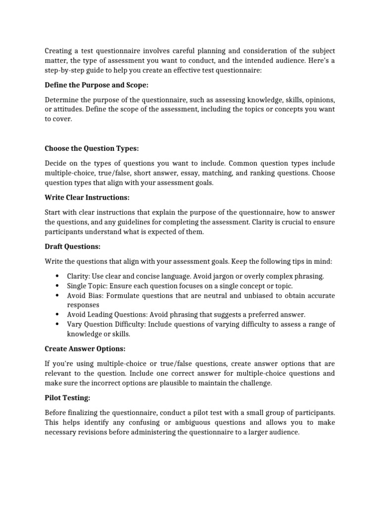 Guide TQ Making | PDF | Educational Assessment | Multiple Choice