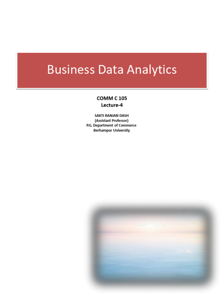 bda unit-1-3 | PDF | Analytics | Predictive Analytics bda unit-1-3 | PDF | Analytics | Predictive Analytics