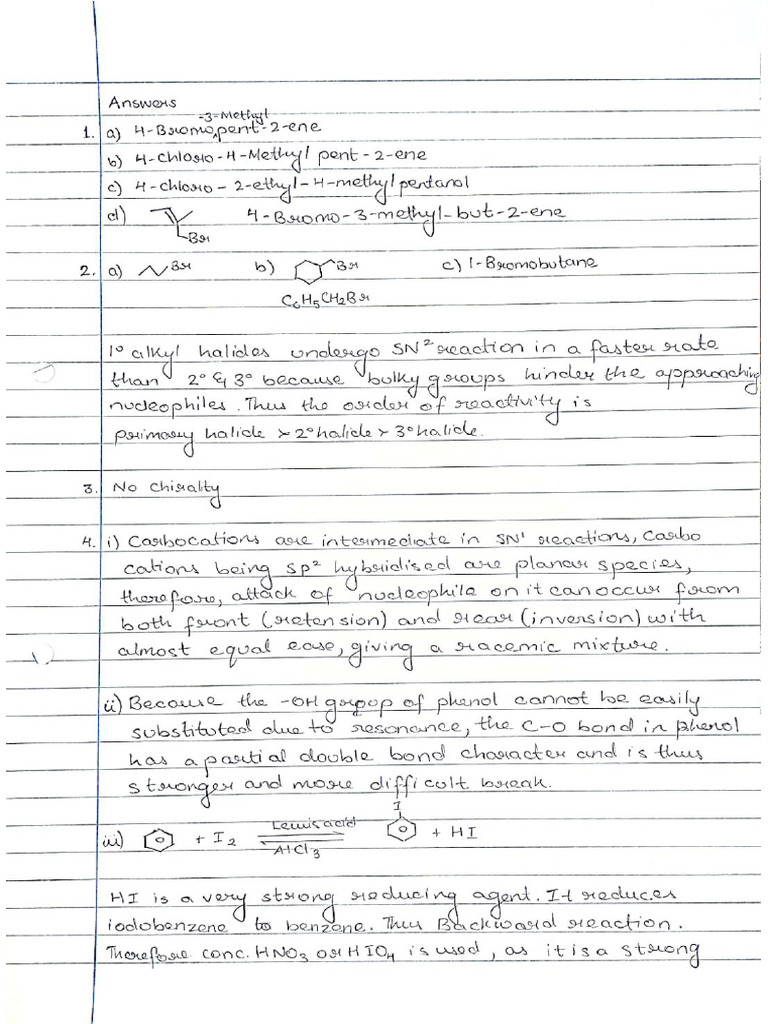Ch.10 Worksheet Answers | PDF