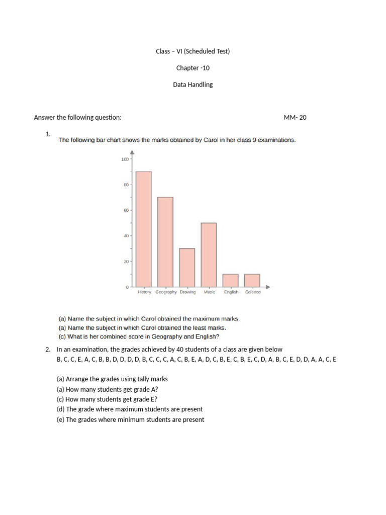 Class VI | PDF | Area | Length