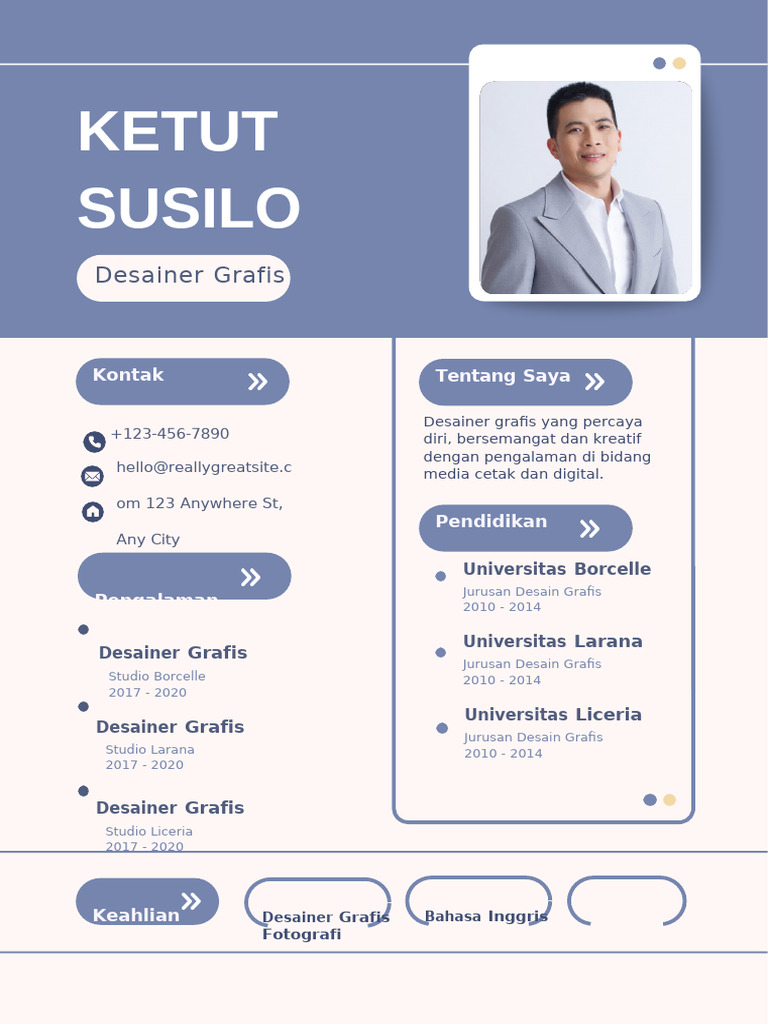 Template CV 5 | PDF