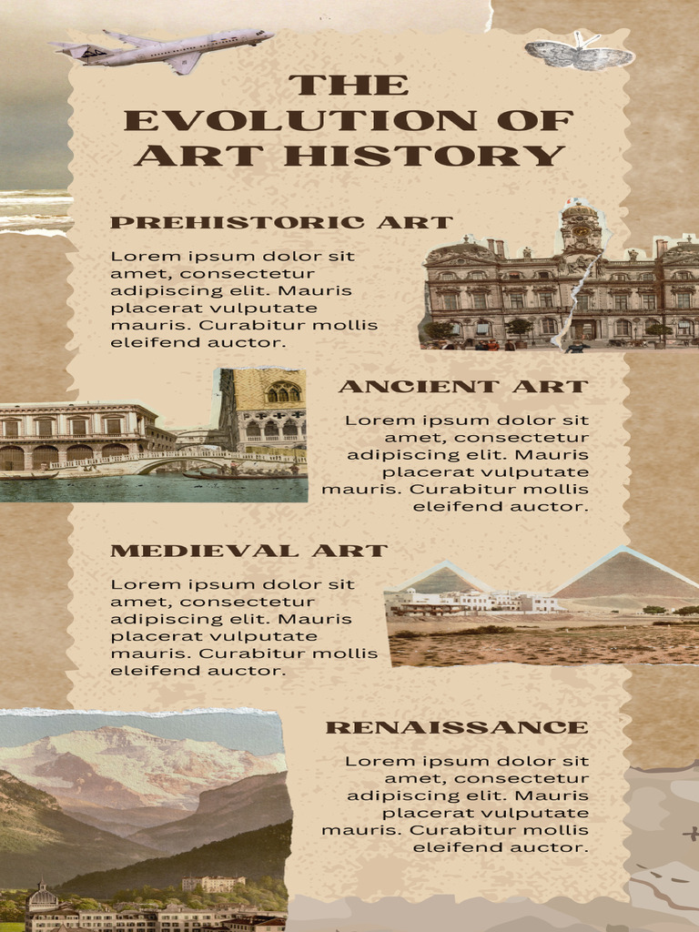 Brown Vintage The Evolution of Art History Infographic - 20250208 ...
