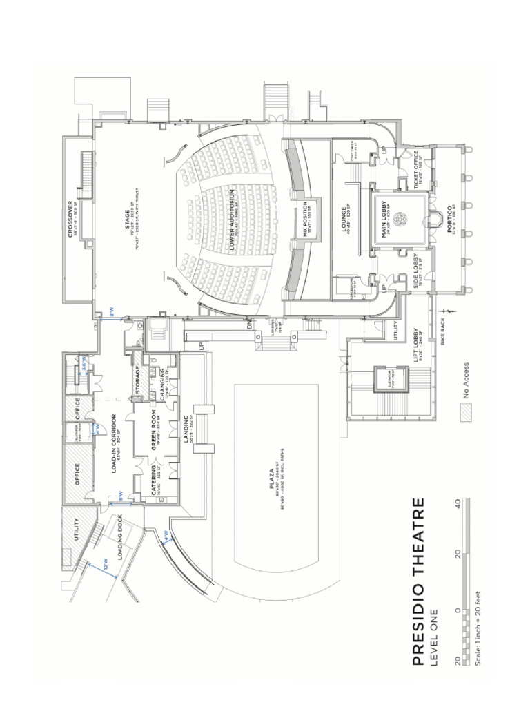 Presidio Theatre Capacity and Layout | PDF