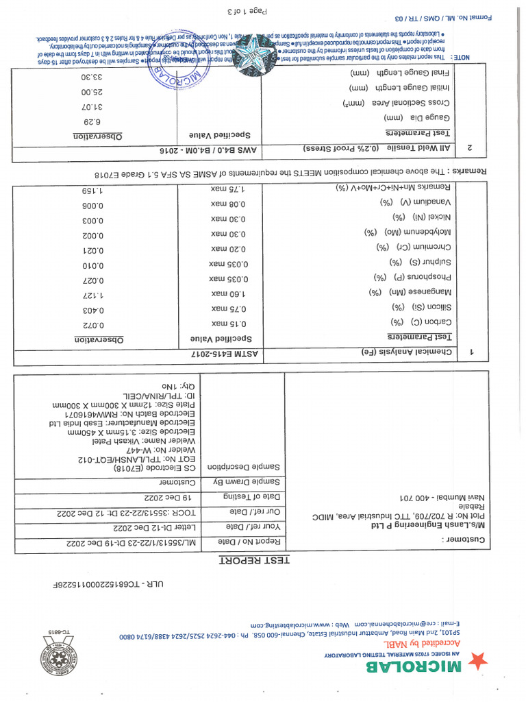Eqt-12 Lab Reports | PDF