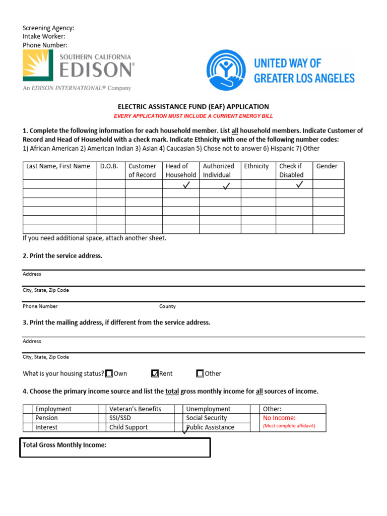 2024 UWGLA EAF Application | PDF | Social Security (United States ...
