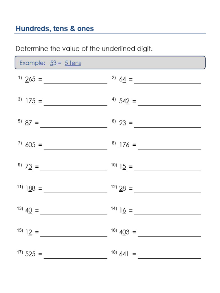L2 Place Value | PDF