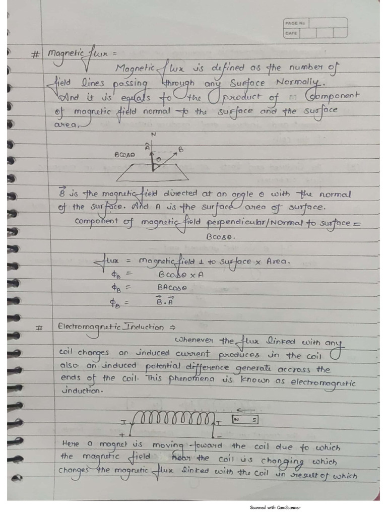 Chapter 6 Electromagnetic Induction | PDF