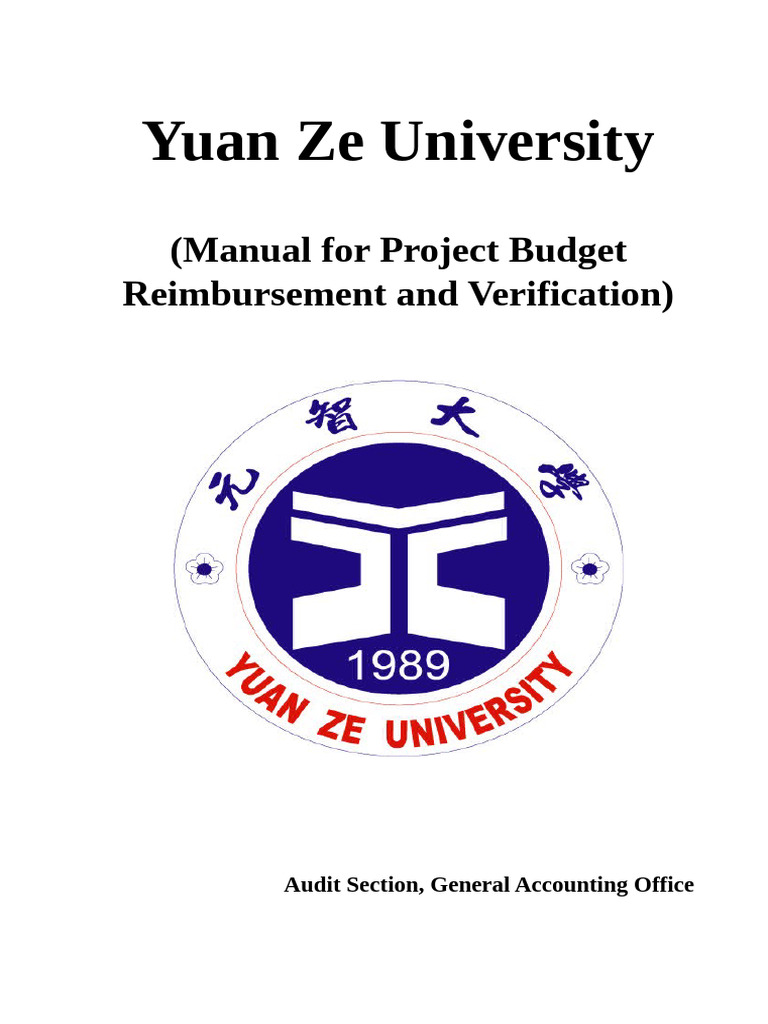 YZU Project Budget Guidelines | PDF | Receipt | Invoice