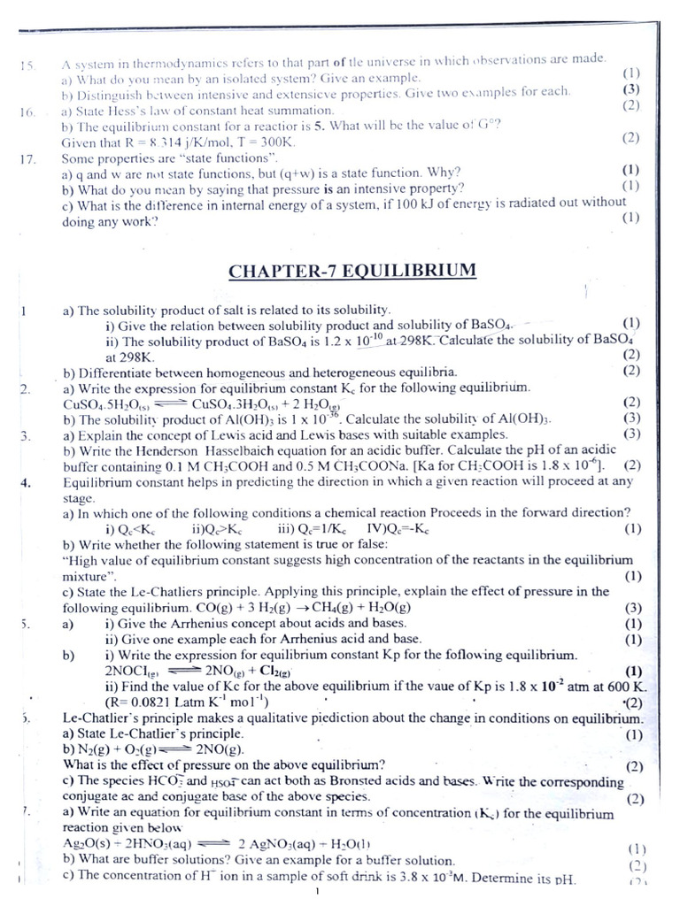 EQUILIBRIUM (QN Bank) | PDF