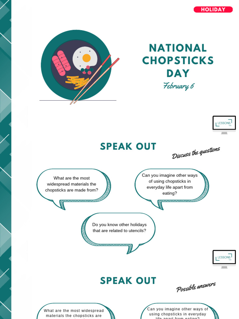 National Chopsticks Day Insights | PDF | Cooking