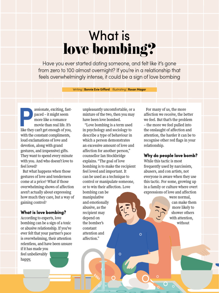 article: What is love bombing? | PDF | Feeling | Affection