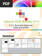 Gcse Business Formula Sheet | PDF | Revenue | Cost