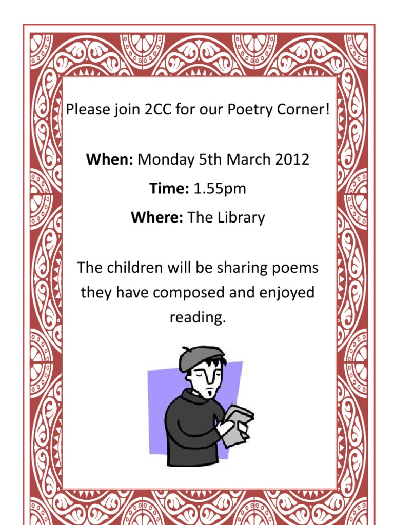 Poetry Invite | PDF | Poetry