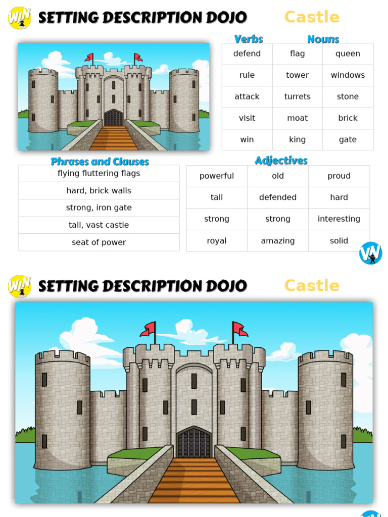 KS1 Word Mat 4 - Castle | PDF