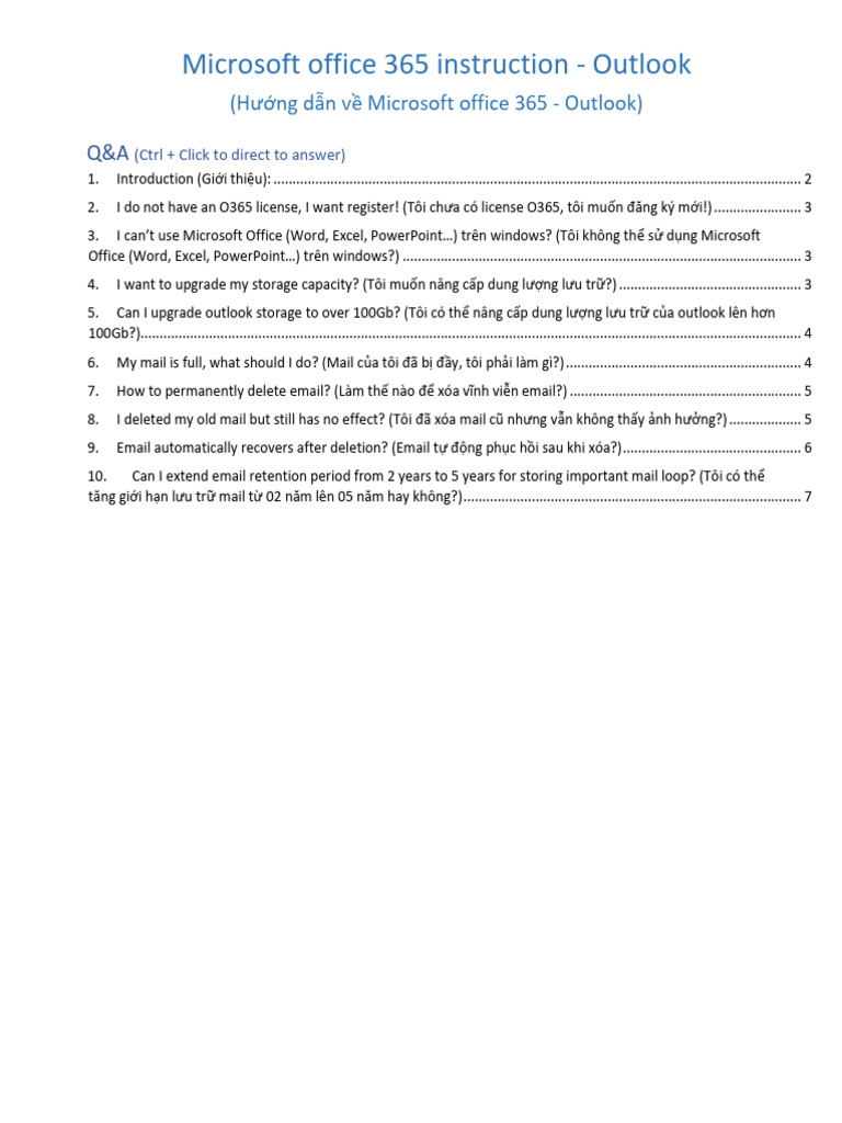 Microsoft_office_365_instruction_outlook | PDF