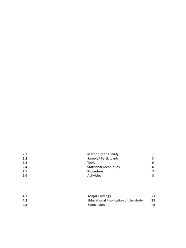 Action Research Format | PDF