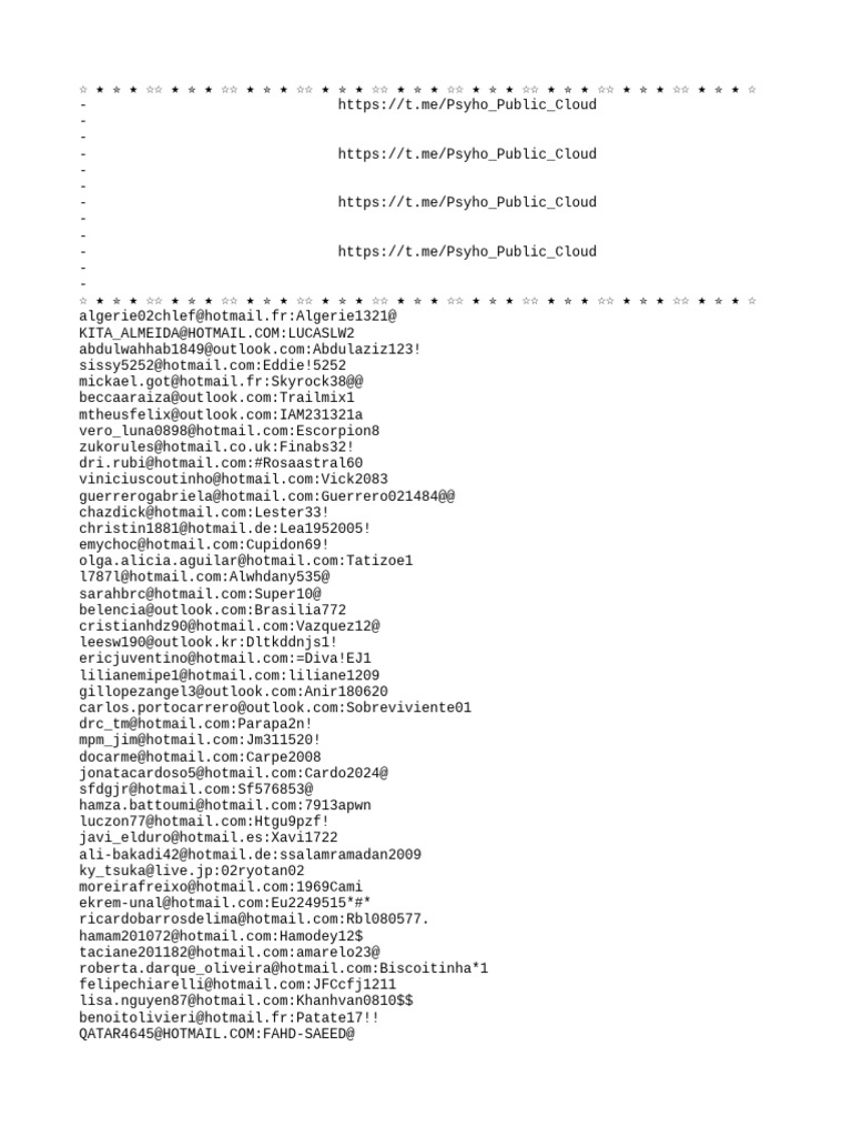 2183x Hotmail Hits | PDF