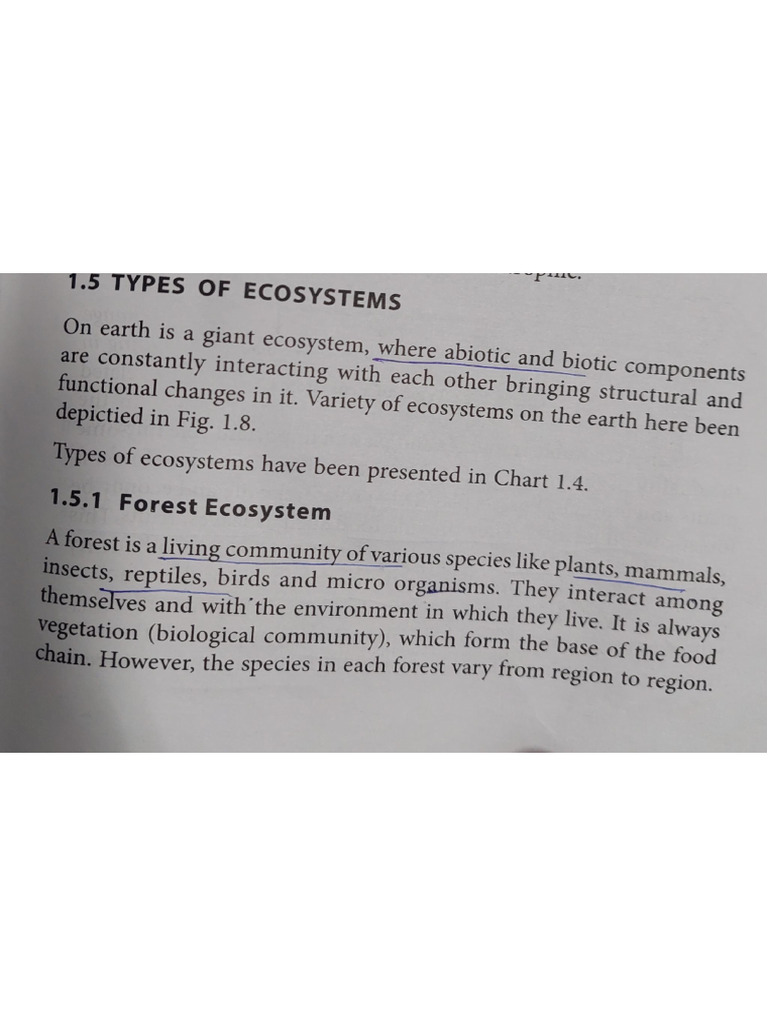 Types of Ecosystem | PDF