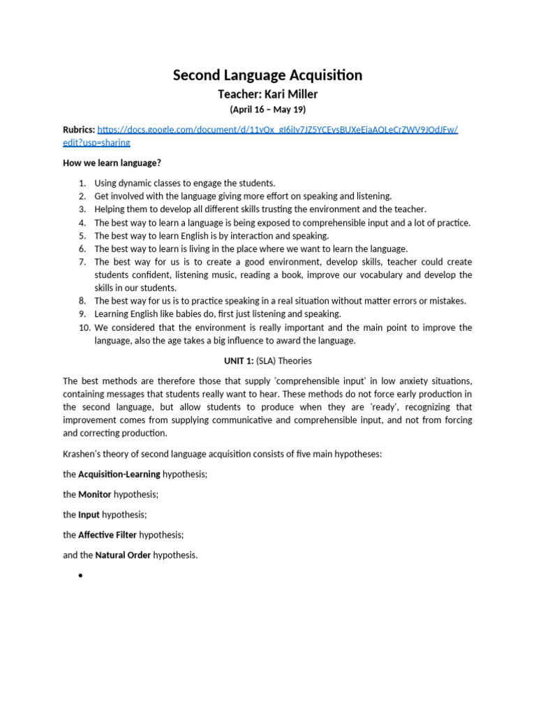 Effective Strategies for Language Learning | PDF | Second Language Acquisition | Second Language